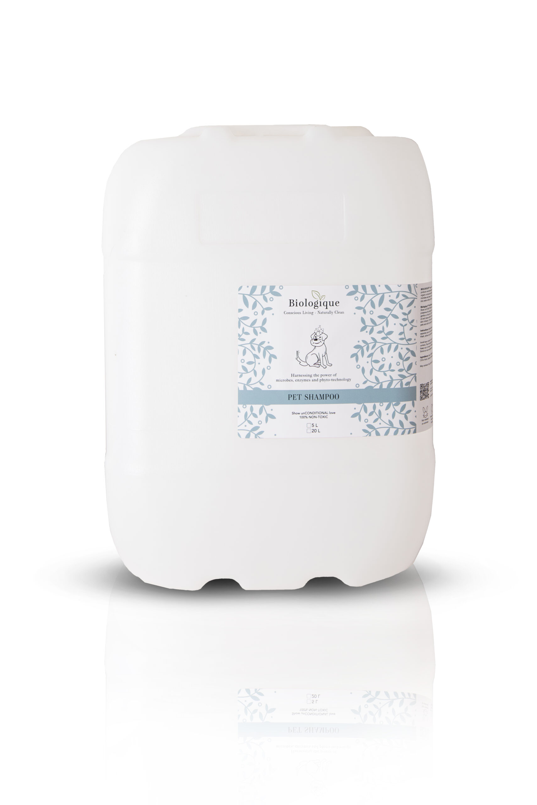 20L Pet Shampoo (Ready to Use, Including Bottle) - Biologique